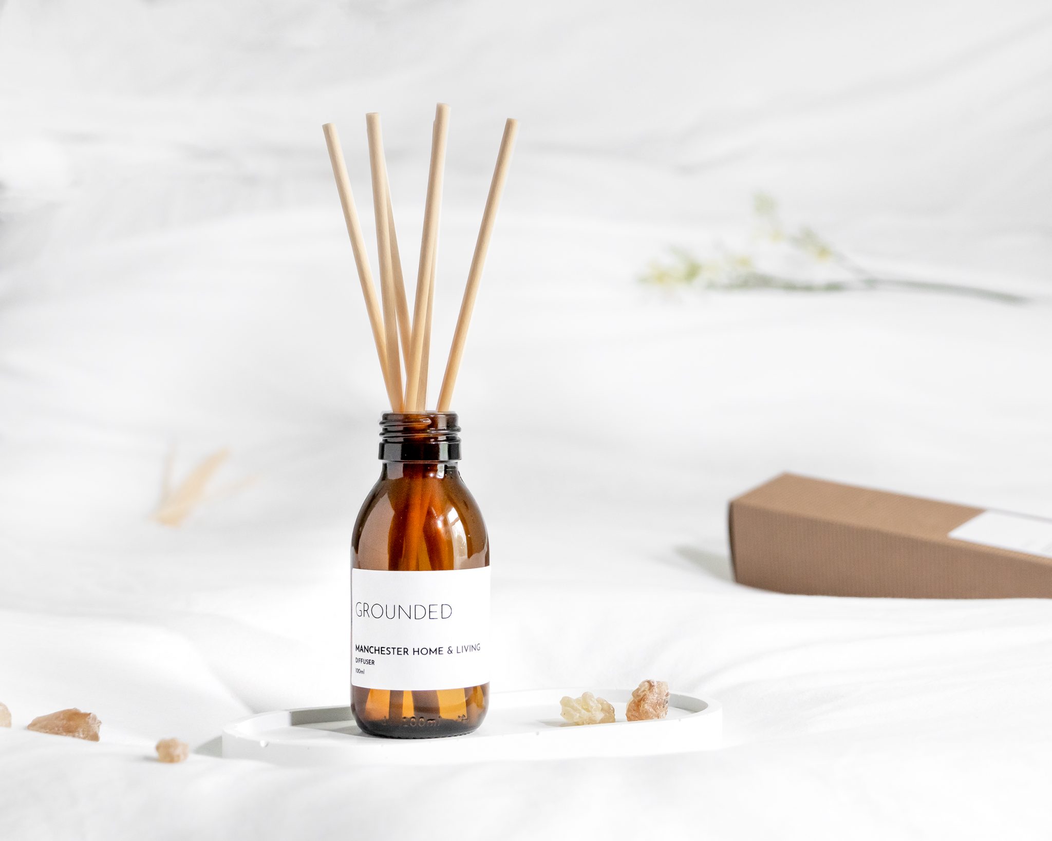 Frankincense & Myrrh Reed Diffuser - Grounded Aromatherapy Diffuser