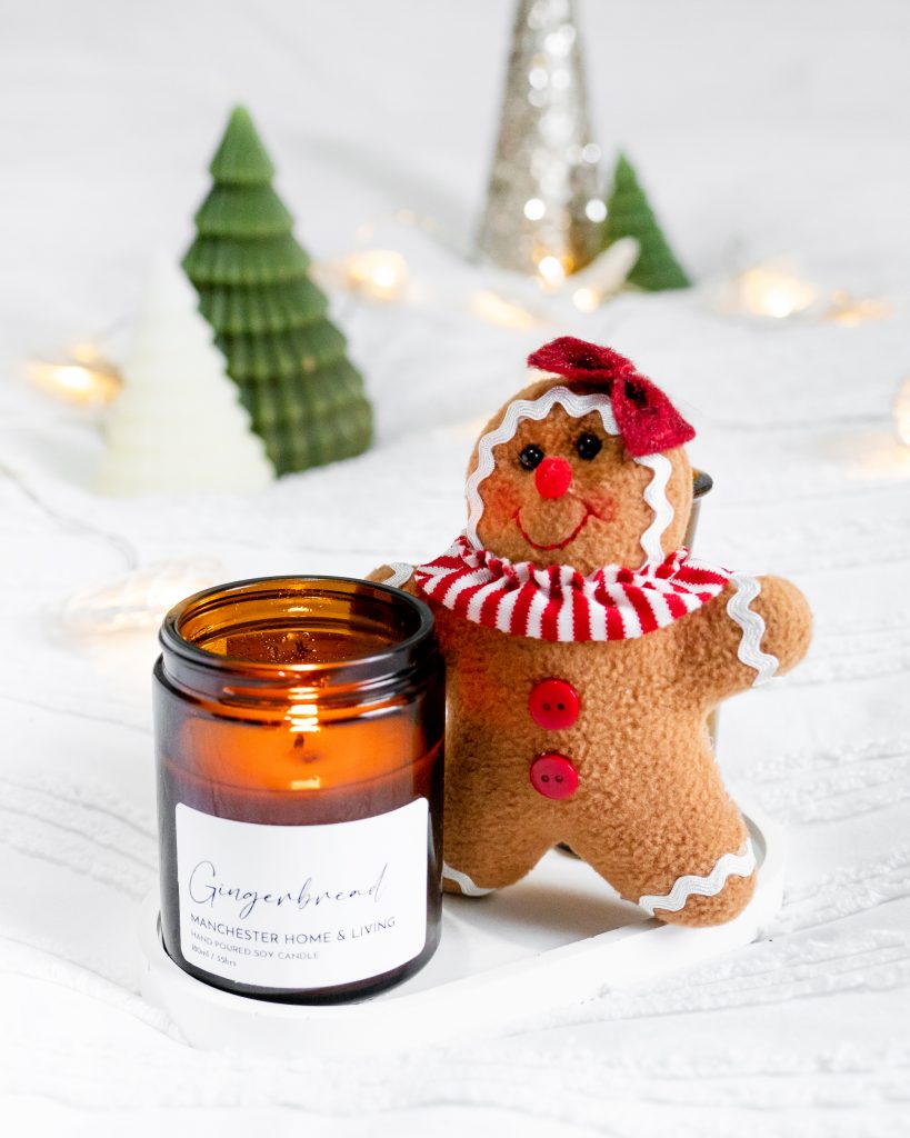 Festive Gingerbread Candle - Manchester Home & Living